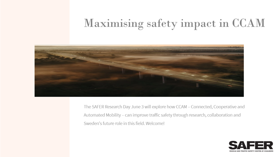 SAFER Research Day: Maximising safety impact in CCAM | Safer